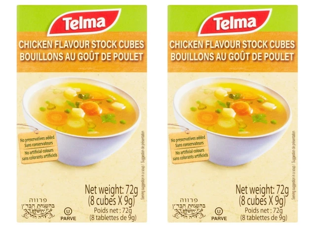 TELMA CHICKEN FLAVOUR Stock Cubes 8 x 9g PACK OF 2 $13.92 - PicClick AU
