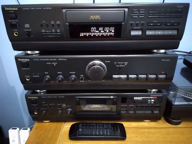 CLASSIC TECHNICS STEREO Hi-Fi Stack System Cd Player / Amplifier / Tape ...