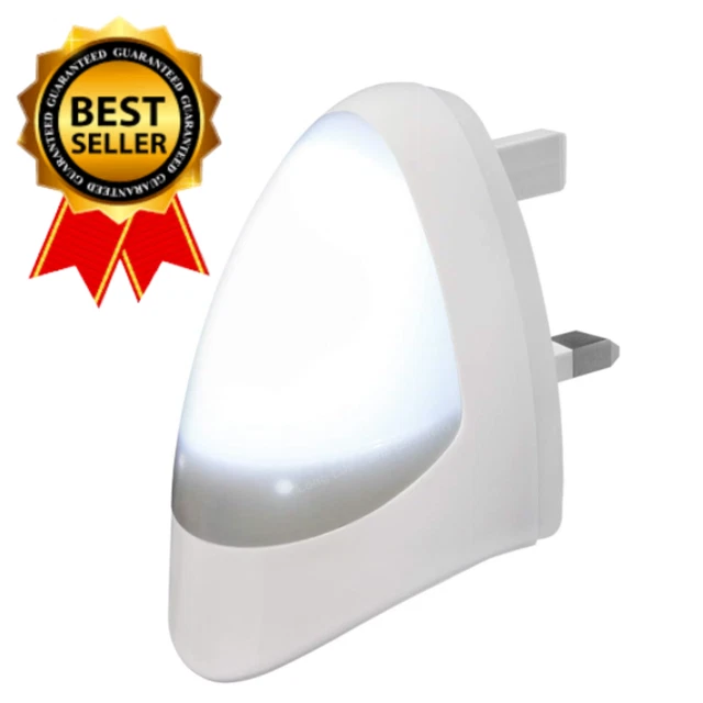 AUTOMATIC LED NIGHT Light Plug In Energy Saving Dusk to Dawn Sensor ...