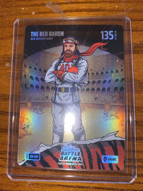 RED BARON RICK Sutcliffe 2026 Bo Jackson Battle Arena Griffey Colosseum ...