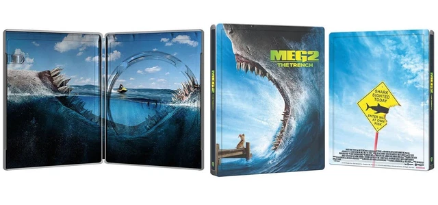 MEG 2 : The Trench - 4K Ultra HD + Blu-ray UK STEELBOOK Limited Edition ...