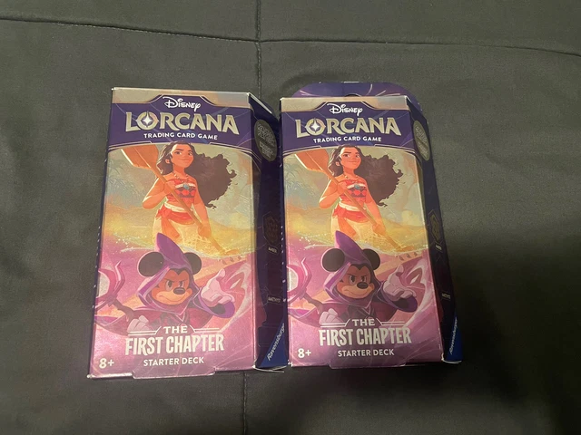 DISNEY LORCANA TCG The First Chapter Starter Deck Set Of 2 Brand New In ...