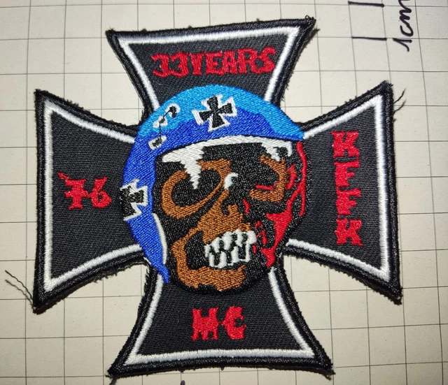MC AUFNÄHER PATCH Biker Rocker Kutte Motorradclub Pin Plaketten EUR 17 ...