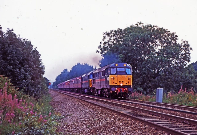 ORIG RAILWAY 35MM Slide Class 333and CLASS 31 Fragonset Railtour With ...