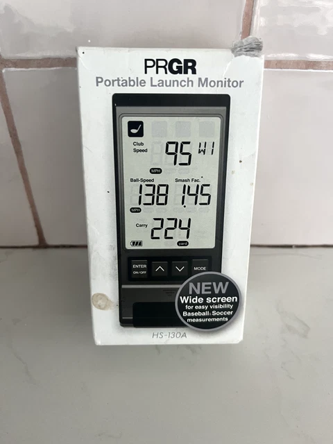 PRGR PORTABLE GOLF Launch Monitor HS-130A £125.48 - PicClick UK