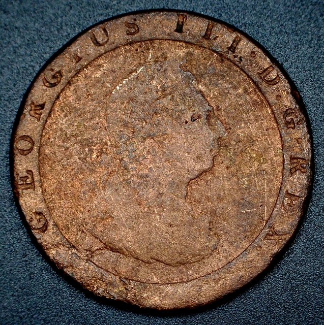 RIVER THAMES LONDON found 1797 George III Cartwheel Penny . £9.99 ...