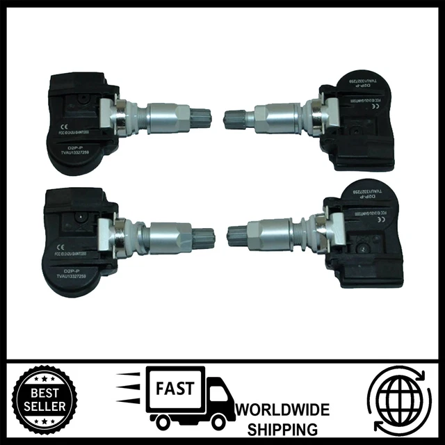TPMS TYRE PRESSURE Valve Sensor x4 FOR Citroen Berlingo C4 C5, C6, C8 ...