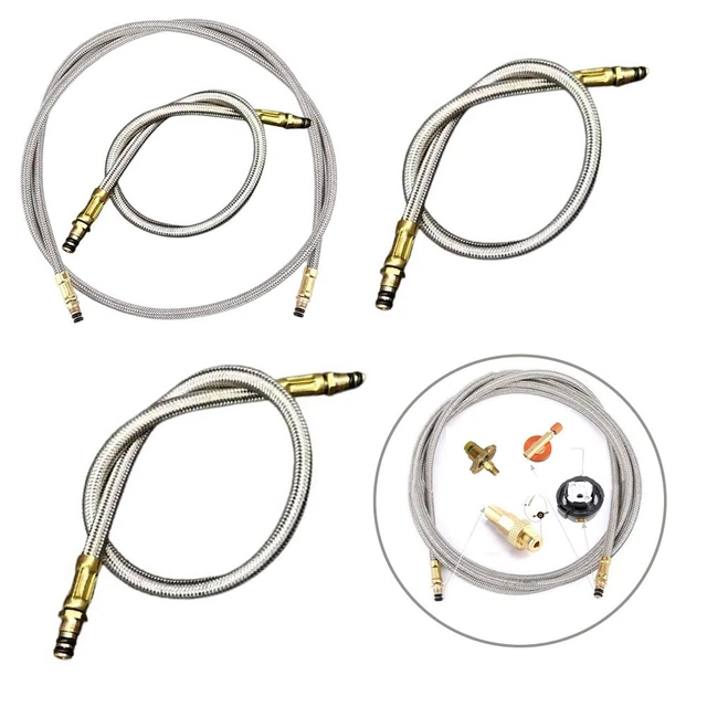 COMPACT AND FLEXIBLE Gas Tank Extension Tube Perfect for Camping Stoves ...