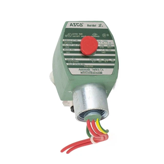 ASCO RED HAT II 238210-032D 8262G6 Solenoid Valve: 1/8" Pipe £18.98 ...