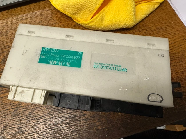 RANGE ROVER L322 Ecu Body Bcm Control Module Ywc000922 £43.99 - PicClick UK