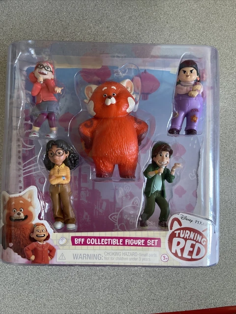 DISNEY PIXAR TURNING Red BFF Collectible Figure Set of 5 NIB HTF In ...