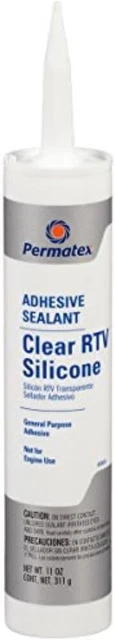 PERMATEX 66 RTV Silicone SEALANT Clear Paste 11 OZ Cartridge - 80855 ...