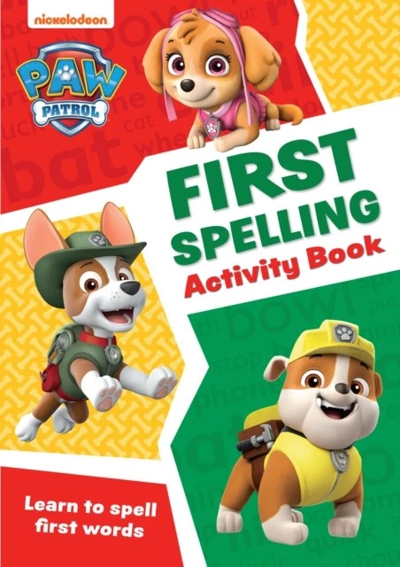 PAW PATROL FIRST Spelling Activity Book by Collins Preschool (Paperback ...