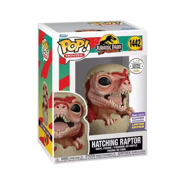 FUNKO POP! JURASSIC Park - Hatching Raptor (Summer Convention 2023 ...