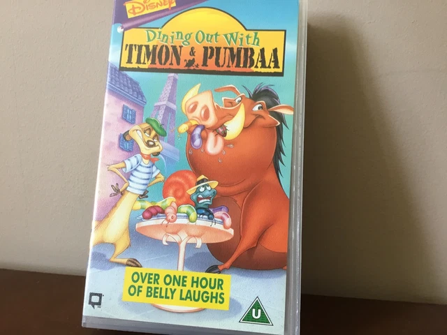 DISNEY’S DINING OUT With Timon & Pumbaa VHS/Video - New £1.99 - PicClick UK