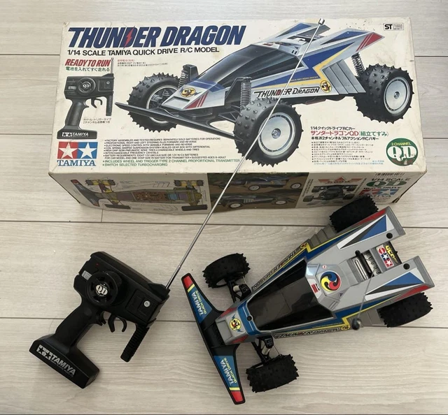 TAMIYA QD THUNDER Dragon 1/14 Rc Car Electric Radio Control Buggy Off ...