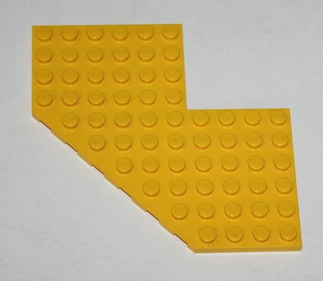 LEGO CITY YELLOW Plate 10x10 without Corner ref 2401 set 7905 "Tower ...