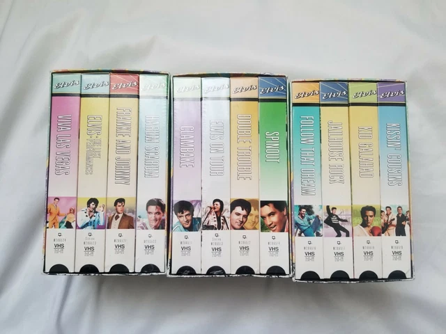 ELVIS PRESLEY COMMEMORATIVE Collection VHS Box Set Volume 1,2,3 EUR 30 ...