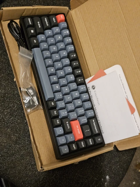KEYCHRON K6 PRO Mechanical Keyboard Wireless, Hot-Swappable - Tactile ...