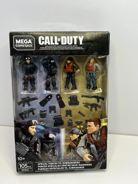MEGA CONSTRUX COD Call Of Duty SPECIAL FORCES VS SUB MARINERS Set NEW ...