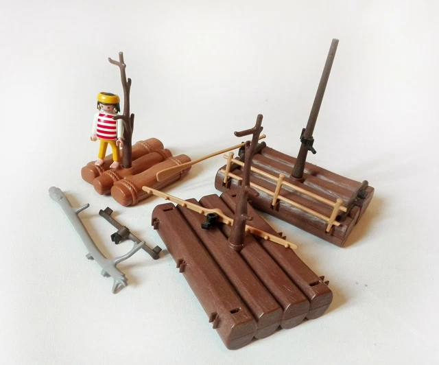 PLAYMOBIL RADEAU PIRATE 3736 3793 3862 4291 7695 pièce rechange 3861 naufragé EUR 1,90 - PicClick FR