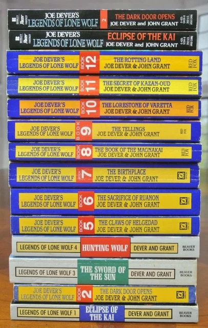 JOE DEVERS LEGENDS of Lone Wolf Adventure Novel Gamebook Solo U PICK £ ...