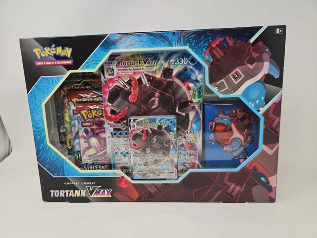 COFFRET POKEMON TORTANK VMAX Epée Bouclier Carte Booster Eb Soleil Lune ...