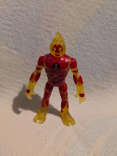 BEN 10 HEATBLAST Figure Cartoon Network Figurine Monster Flames ...