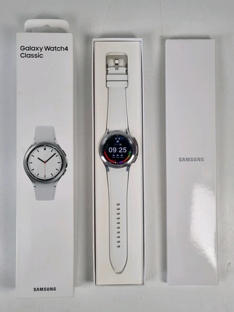 SAMSUNG GALAXY WATCH 4 Classic 42mm SM-R880 BOXED Complete Read Desc ...