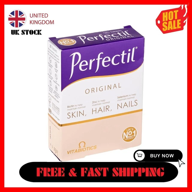 PERFECTIL ORIGINAL SKIN Hair Nails Vitamins For Women 30 Tablets £4.39 ...