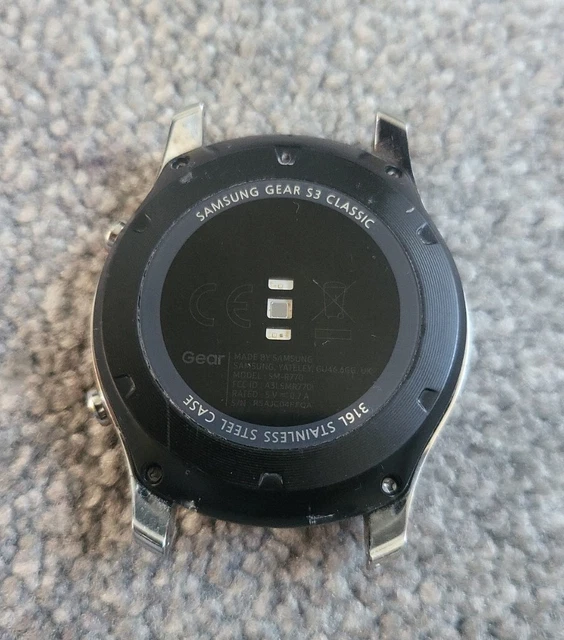 SAMSUNG GEAR S3 Classic SM-R770 Sliver GPS Smartwatch £20.00 - PicClick UK