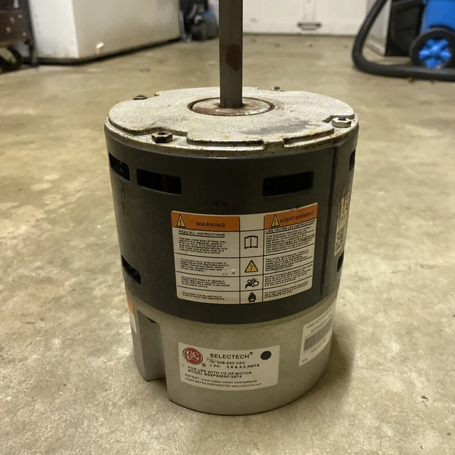 US MOTORS SELECTECH M55PWMNF-2874 ECMBlower Motor & Module 1/2HP 230V ...