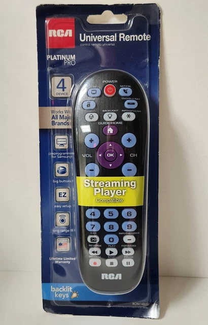 RCA PLATINUM PRO Universal Remote - Unopened £6.34 - PicClick UK