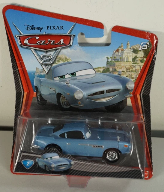 MATTEL DISNEY PIXAR Cars 2 Finn McMissile échelle 1:55 métal moulé sous ...