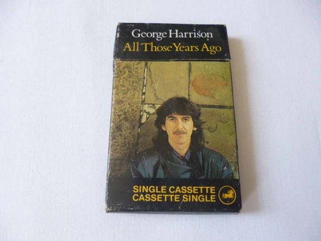 GEORGE HARRISON ~ All Those Years Ago ~ 1981 Uk Pop Rock Cassette Tape ...