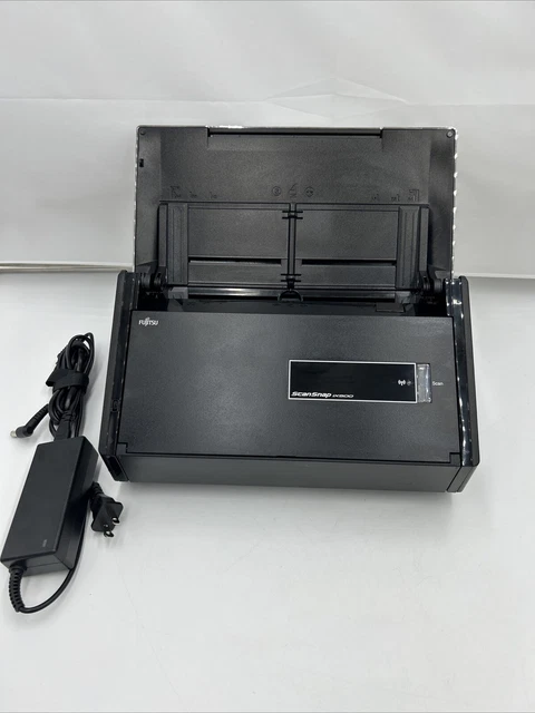 FUJITSU SCANSNAP IX500 Wireless Document Scanner Black Tested Working ...