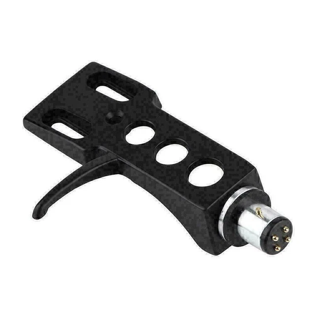 UNIVERSAL TURNTABLE PHONO Headshell Mount Replace With Color Coded Lead ...