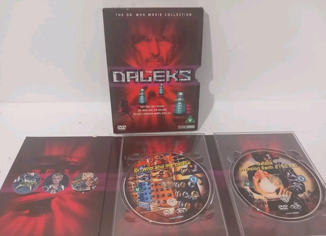 THE DR. WHO Movie Collection: The Daleks Genuine UK Two Disc DVD ...