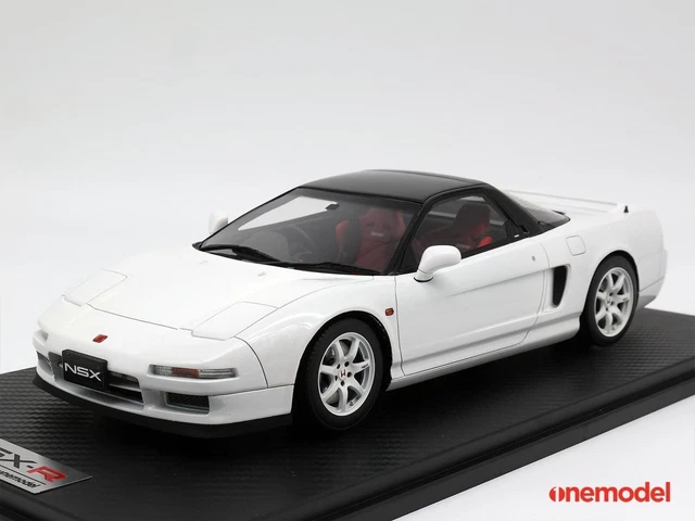 ONEMODEL 1:18 HONDA NSX NA1 TYPE-R Champion White Resin Simulation Car ...