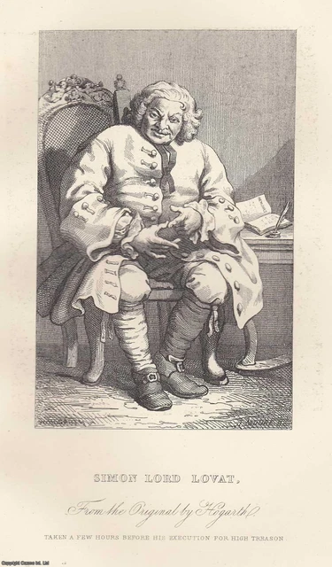 WILLIAM HOGARTH : Simon, Lord Lovat. Executed In 1745 Following The ...