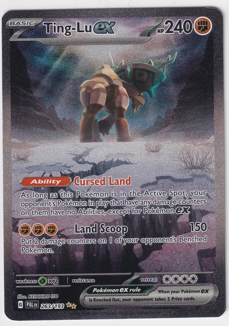 POKEMON KARTE TING-LU ex 263/193 Paldea Evolved - AA - EN - TCG ...