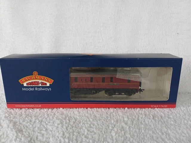 BACHMANN OO 34-327D Stanier 50ft Parcels Van Coach 31200 in LMS Crimson ...