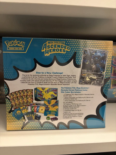 POKÉMON CENTER POKÉMON TCG Mega Evolution Ascended Heroes Elite Trainer ...