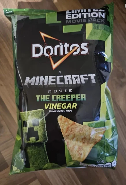 DORITOS CREEPER VINEGAR Limited Edition Minecraft Movie Pack 180g New ...