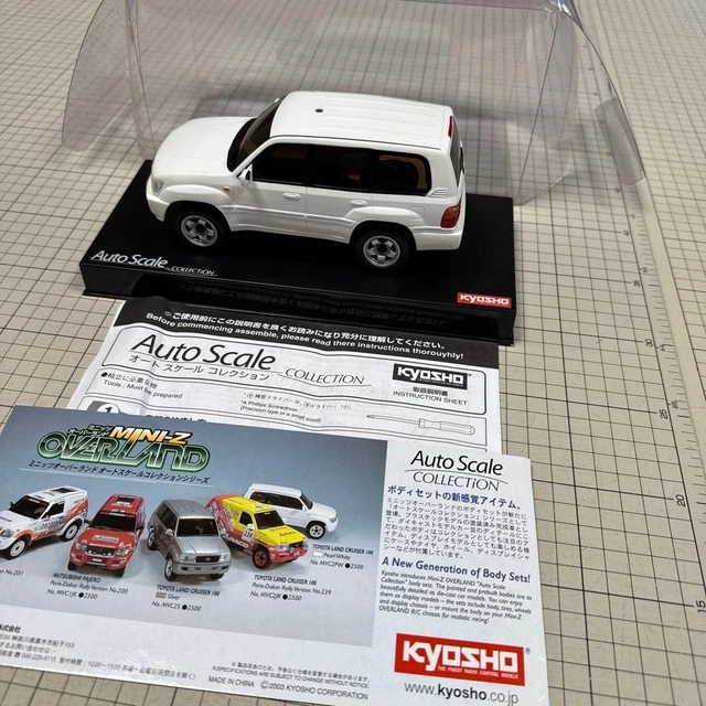 KYOSHO KYOSHO AUTO Scale Collection Land Cruiser 100 Pearl WH £195.11 ...