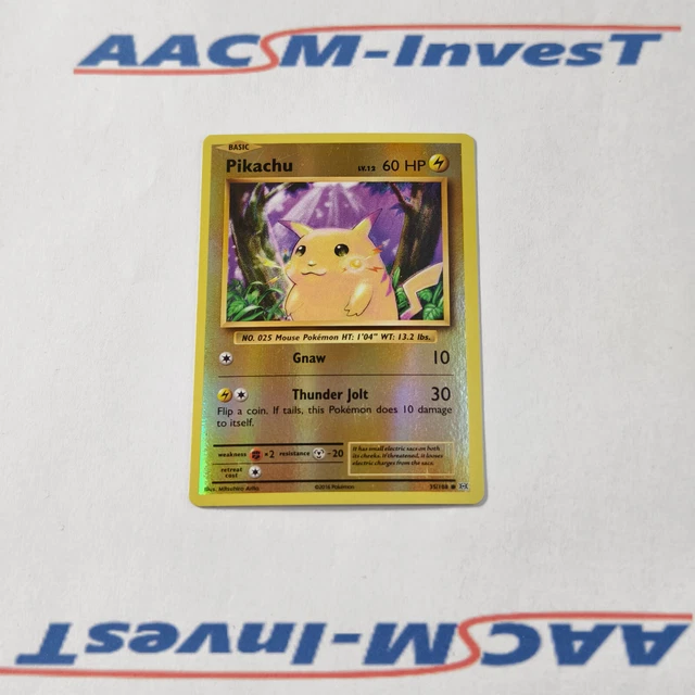 POKEMON PIKACHU REVERSE Holo 35/108 Evolution XY Evolutions 2016 ...