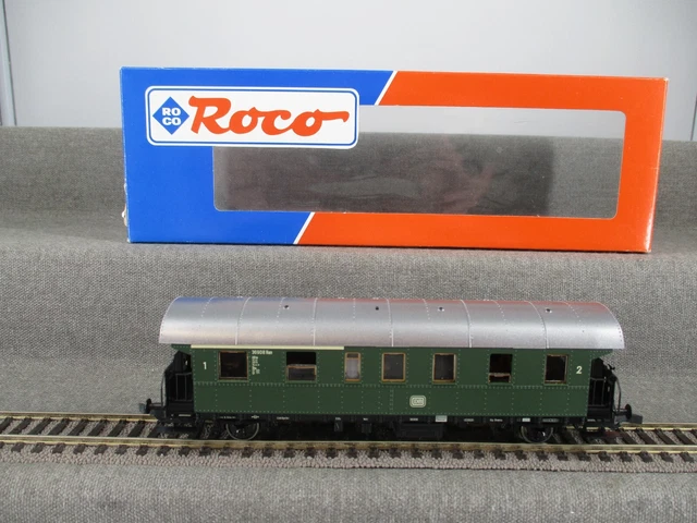 ROCO SPUR H0 44211 Personenwagen 1./2. Kl. "Donnerbüchse" der DB in OVP EUR 12,90 - PicClick DE