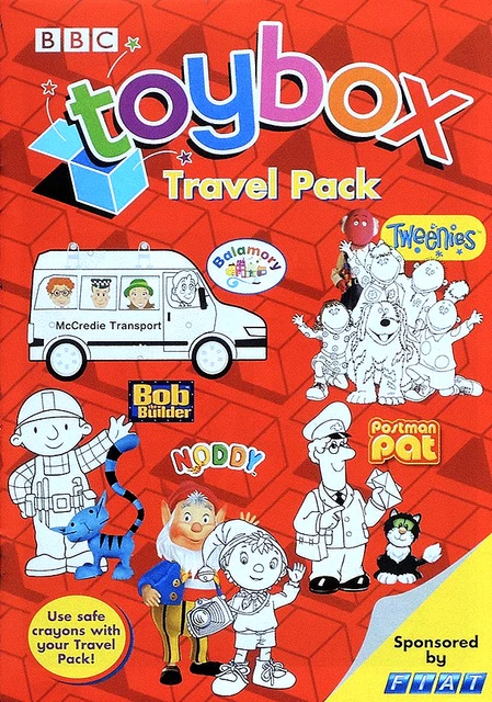 CBEEBIES TOYBOX LEAFLET 2004 Tweenies Noddy Balamory Bob The Builder ...