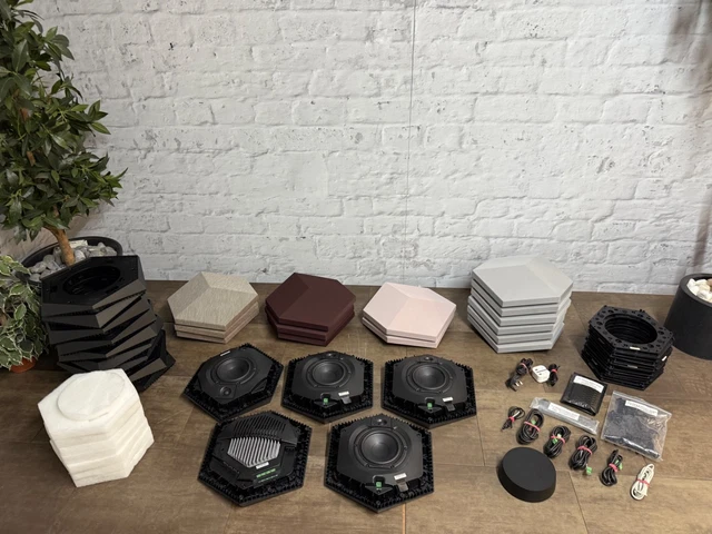 BANG & OLUFSEN B&O Beosound Shape - 4 x Speakers - 1 x Amplifier - 14 ...