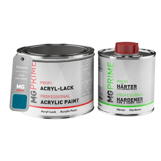 PANTONE 315C BLUE Peinture acrylique mat satinée Pot de 0,75 litre ...